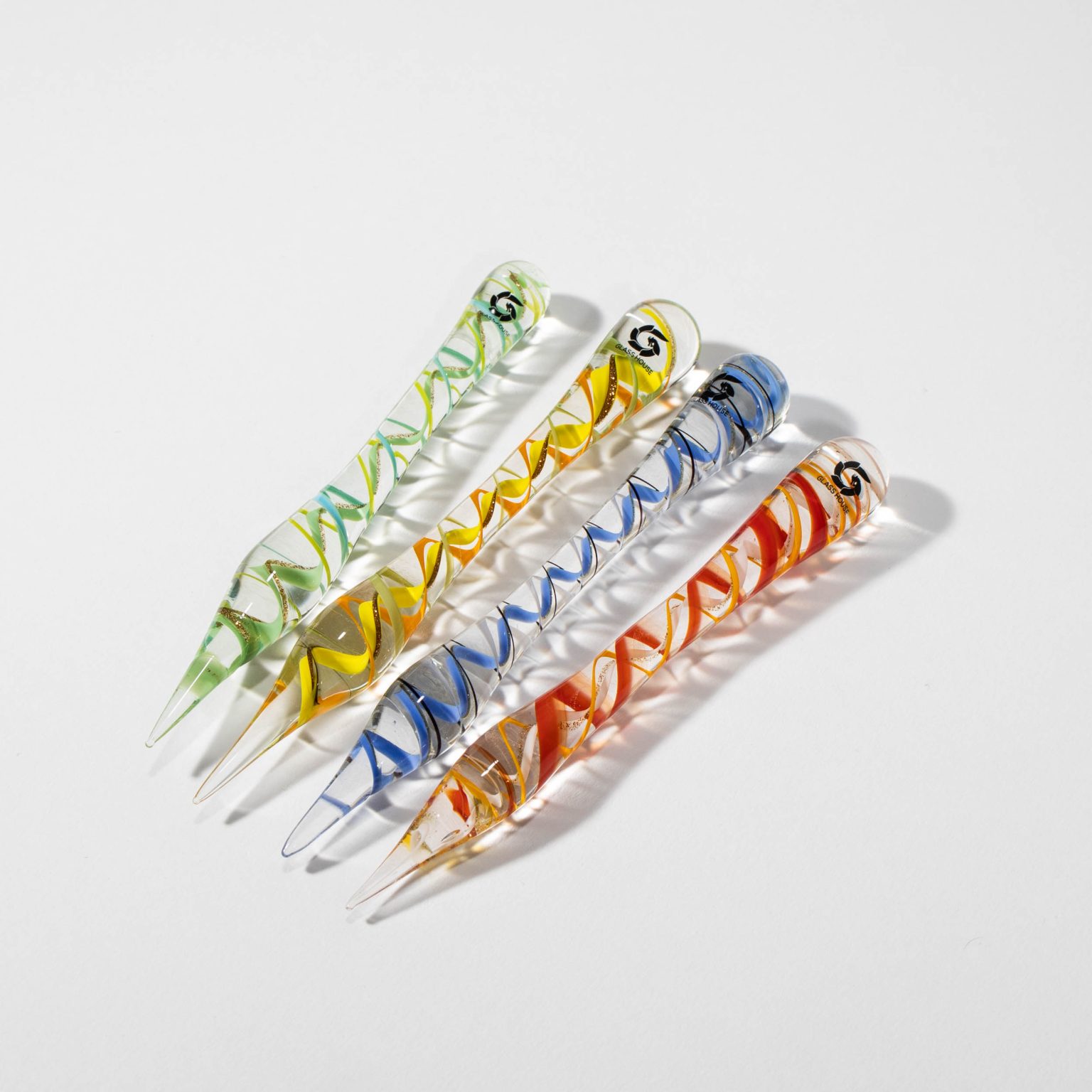 3PK SWIRL DABBER - Hillside Glass